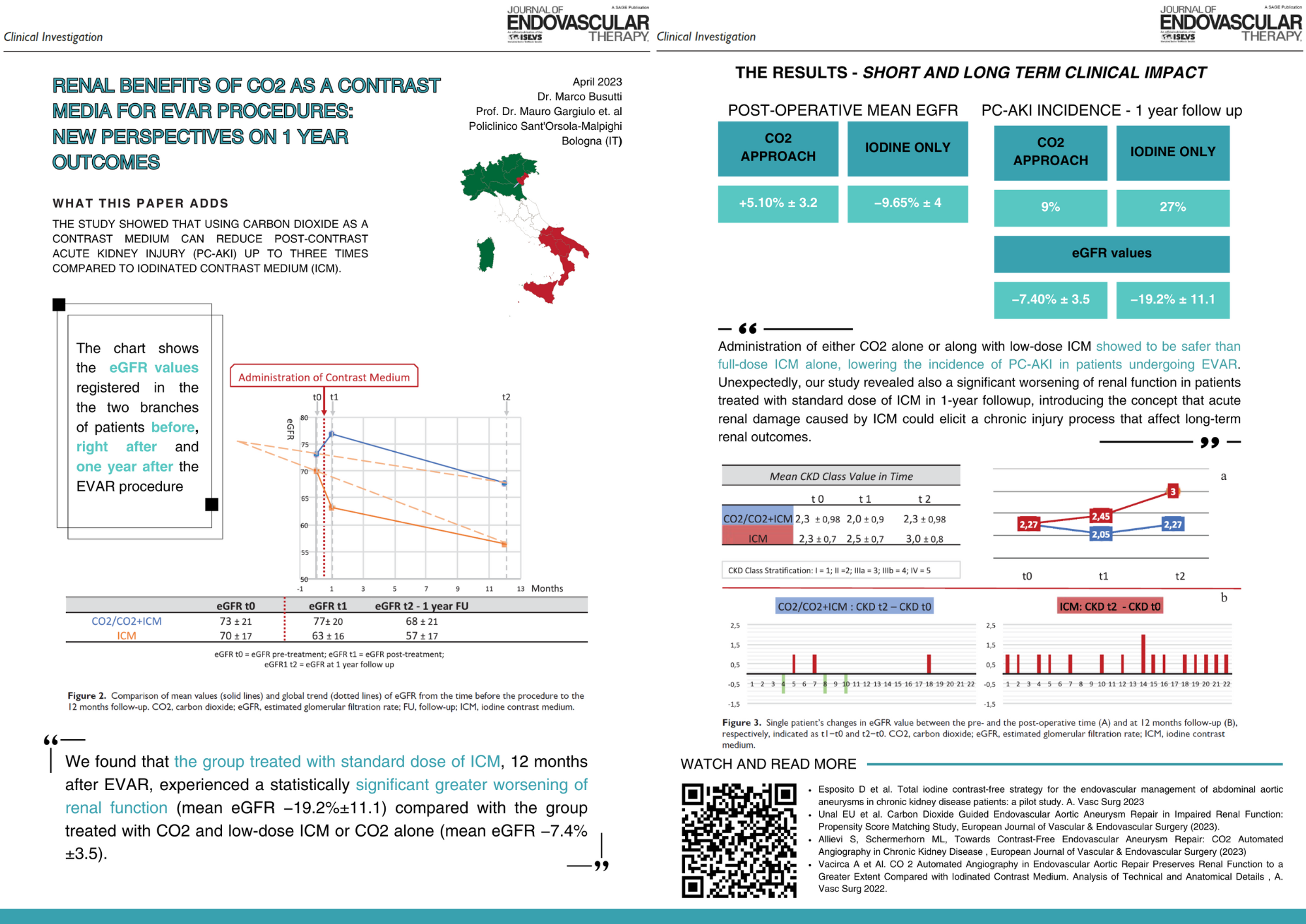 Renal Benefits of CO2 as a Contrast Media for EVAR Procedures